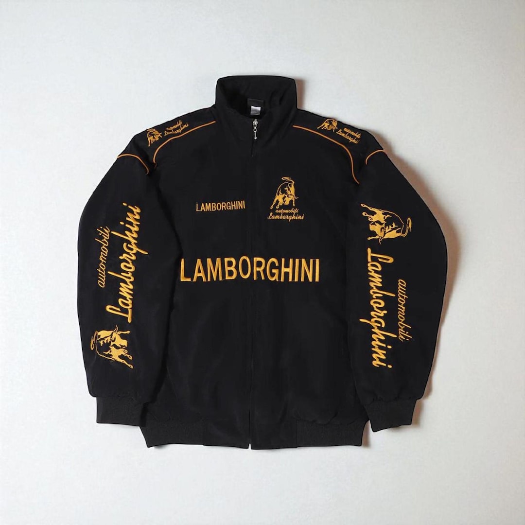 Vintage F1 Jacket - Lamborghini Bomber Racing Jacket: Iconic Style for ...