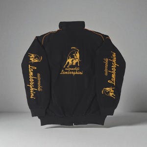 Vintage F1 Jacket - Lamborghini Bomber Racing Jacket: Iconic Style for ...