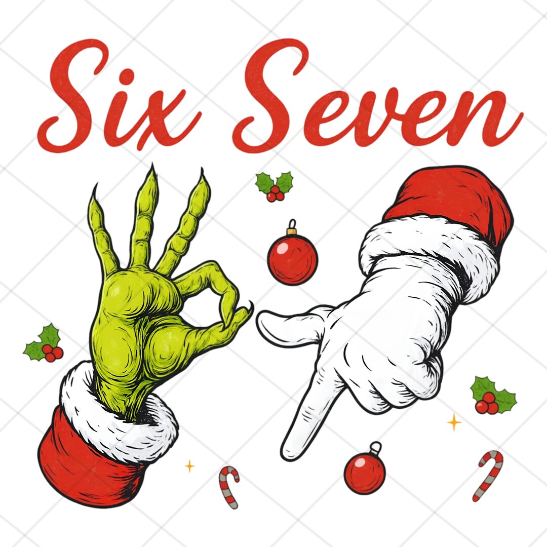 Funny Grinch & Santa Hands SVG | Christmas Clipart (digital Download ...