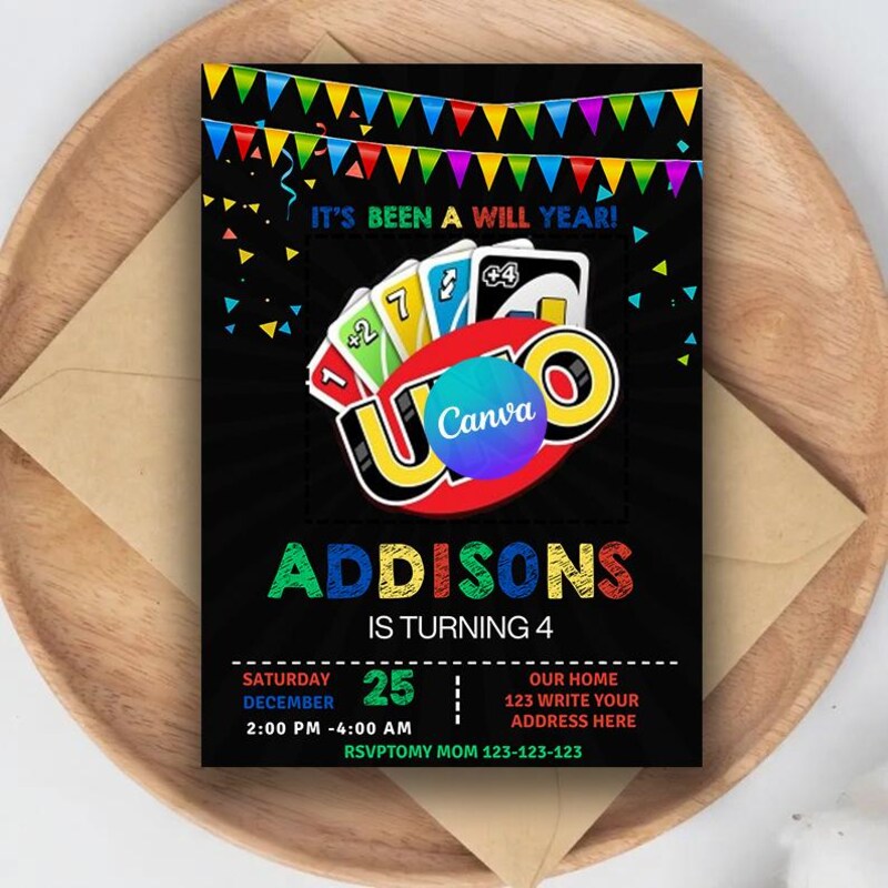 Uno Party - Etsy