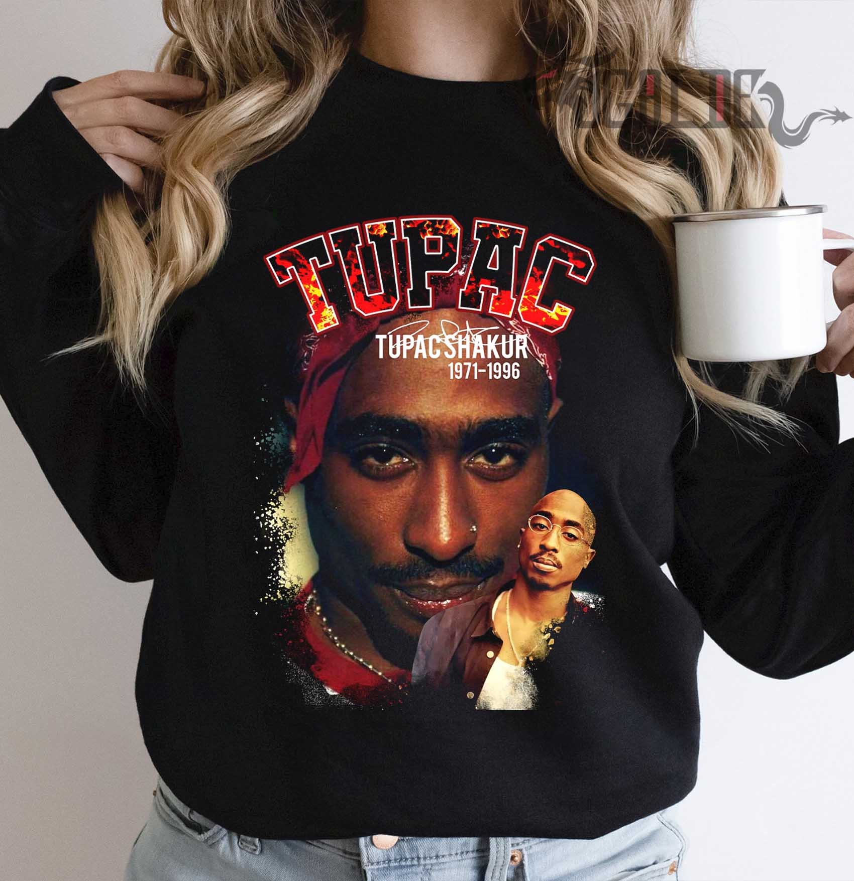 Tupac Rapper Vintage T Shirt, Tupac Shakur Makaveli Vintage Shirt sold ...
