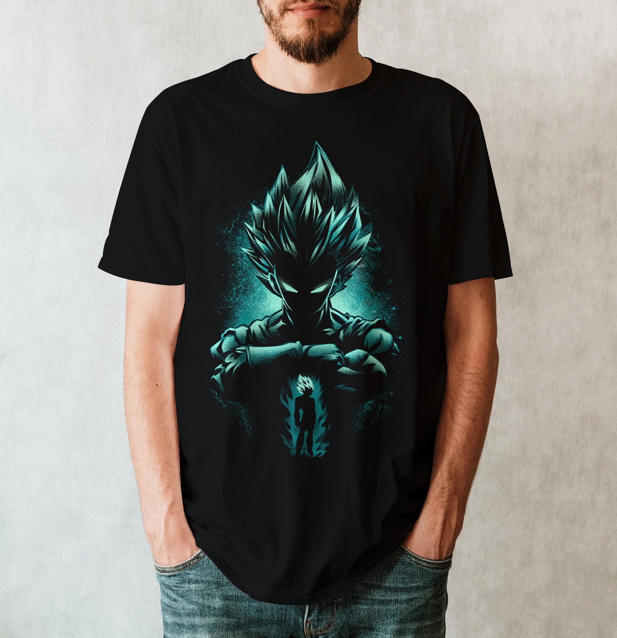 Vegeta Dragon Ball Super Hero DBZ Shirt, Vegeta Super Saiyan Vintage ...