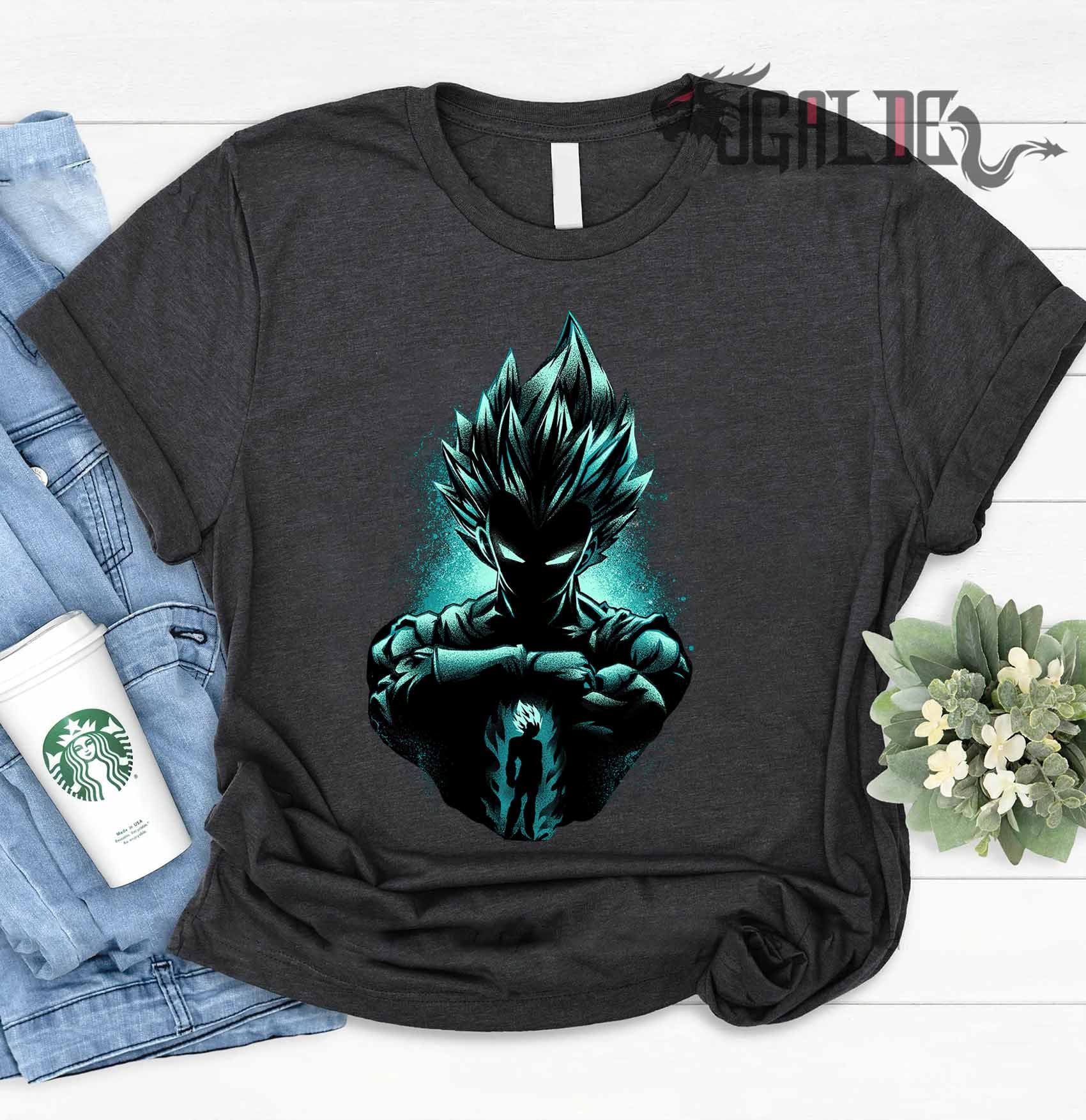 Vegeta Dragon Ball Super Hero DBZ Shirt, Vegeta Super Saiyan Vintage ...