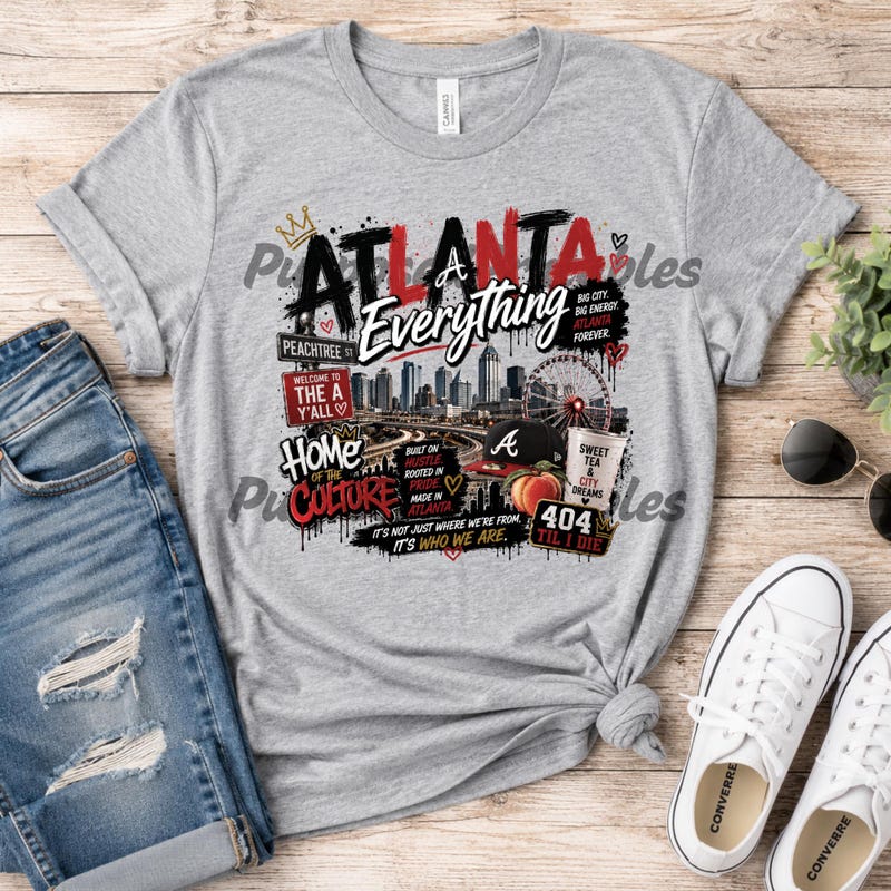 Atl Graphic Tees - Etsy