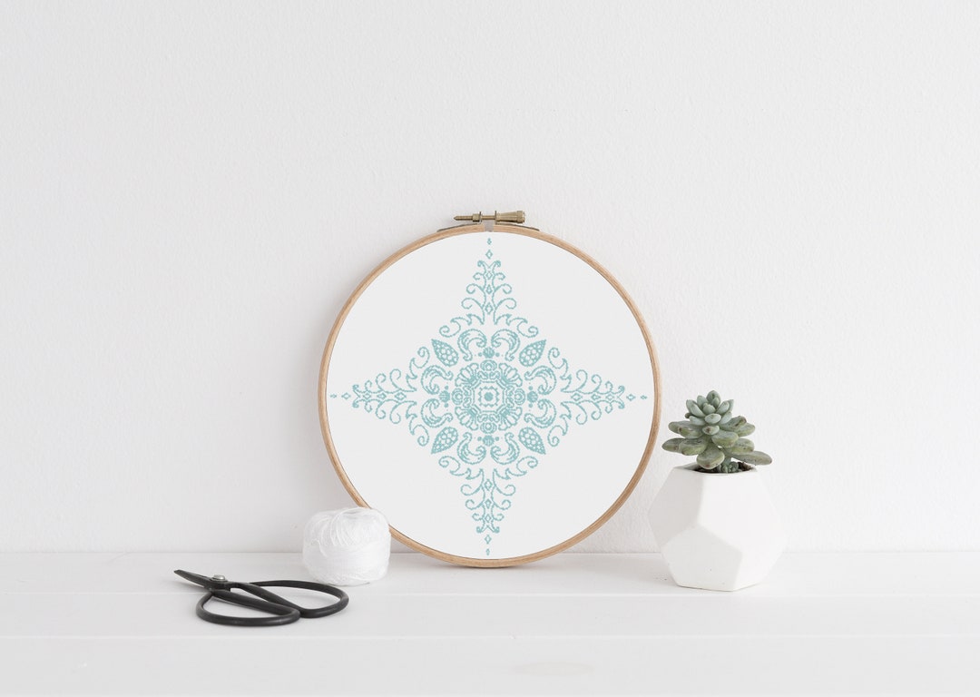 Shell Mandala - Cross Stitch Pattern - PDF Digital Download - Etsy