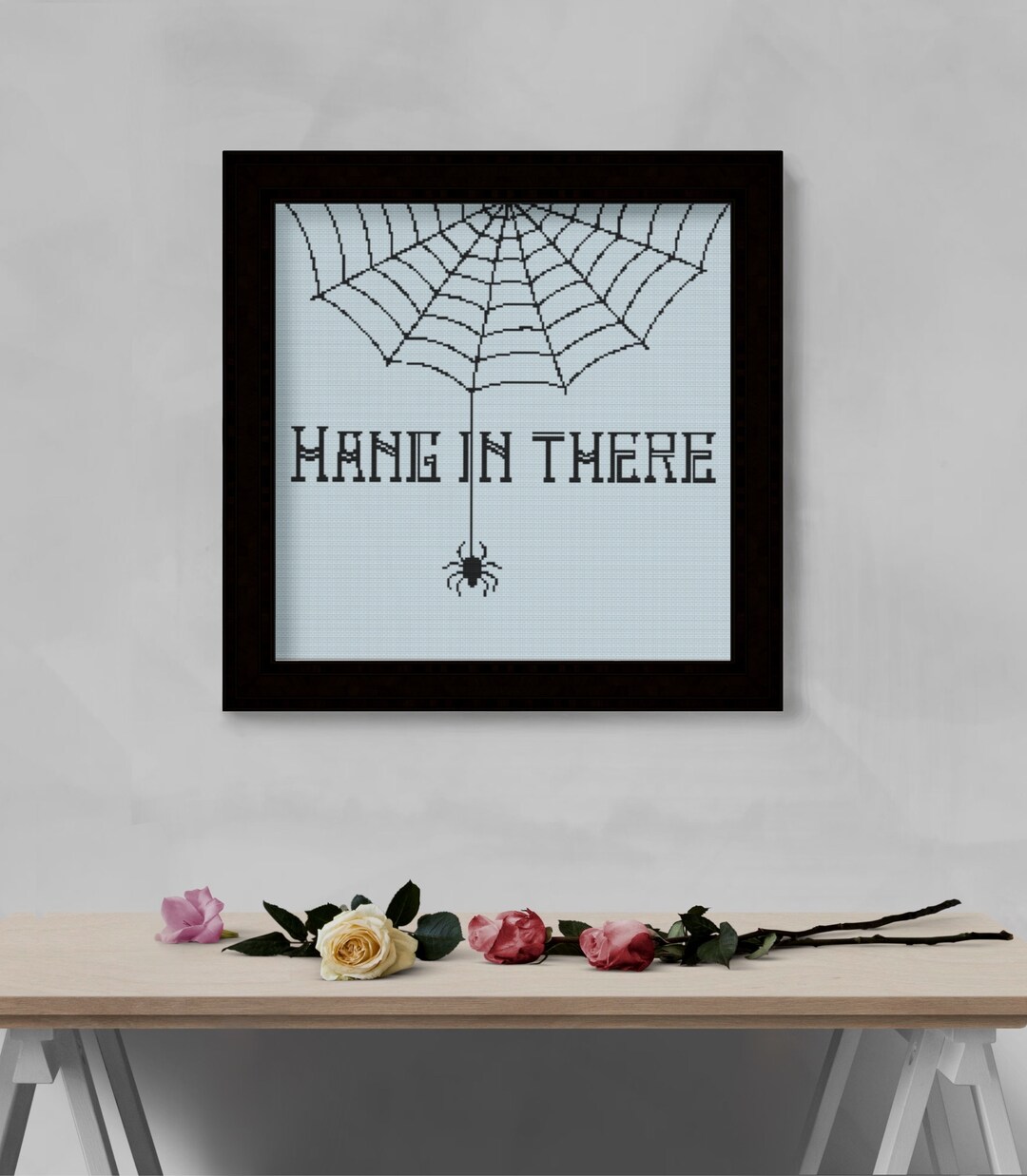 Hang in There - Spider - Cross Stitch Pattern - Beginner / Easy - PDF ...