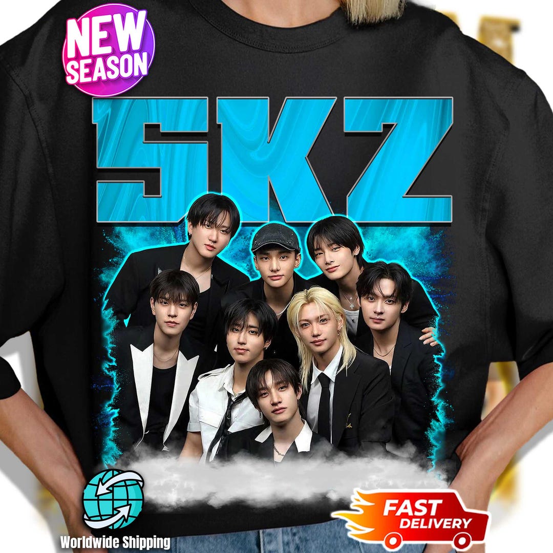 Unique Stray Kids T-shirt, Stray Kids Merch, SKZ Bias Tee, Christmas or ...