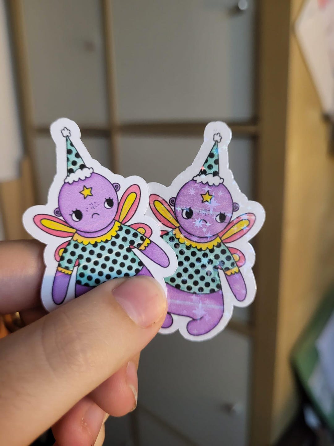 Weirdcore Purple Gnome Sticker: Kawaii Fairy Fantasy - Etsy