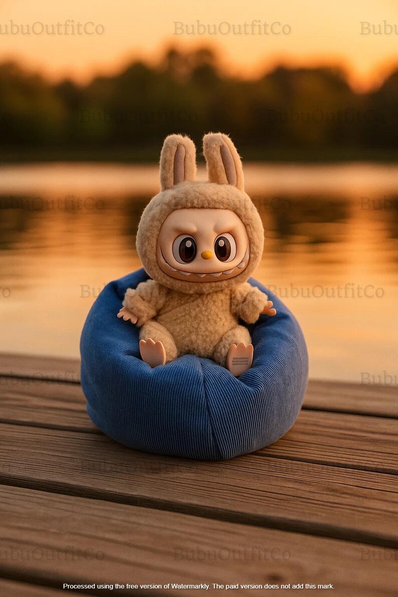 Labubu Doll Sofa Chair: Plush Miniature Furniture for 12cm Dolls - Etsy ...