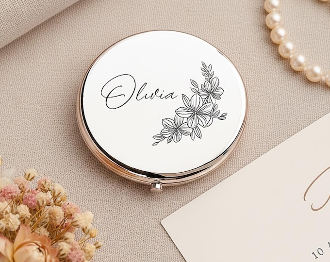 Vintage Clinique Compact Mirror- Flip Travel Mint Green Mirror - Made ...