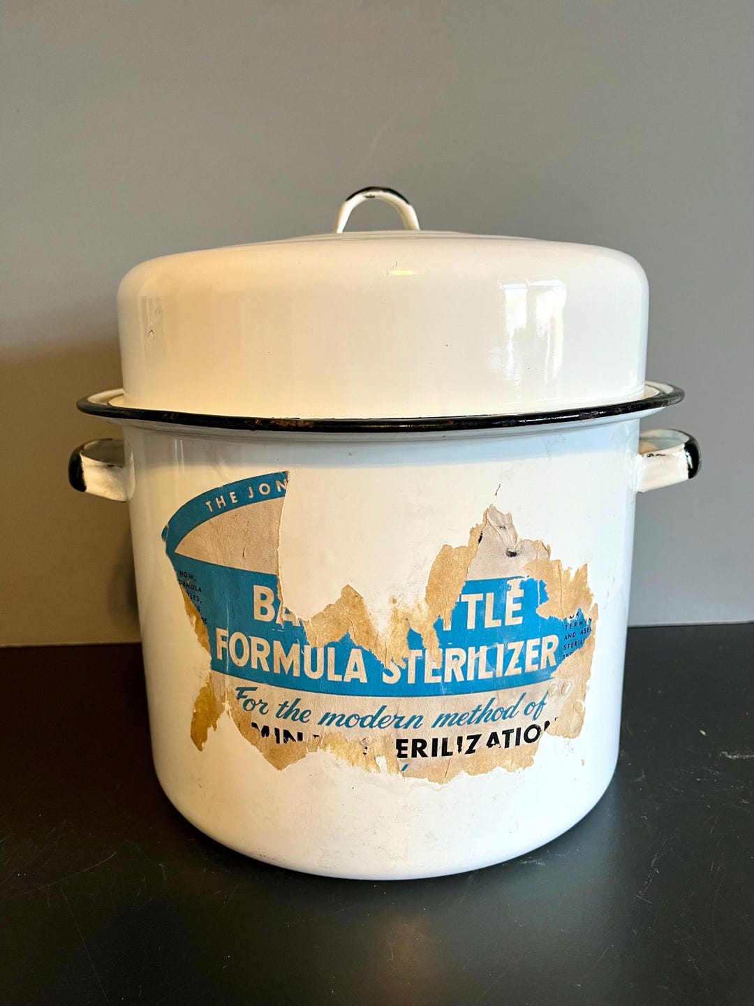 Vintage Evenflo Baby Formula Bottle Sterilizer Pot, Rack and 8 Baby ...