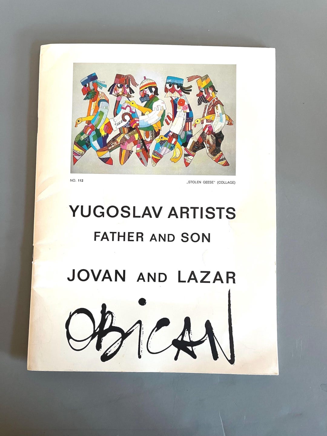 The Art of Painter and Sculptor Jovan Obican, Art Book 1974 - Etsy