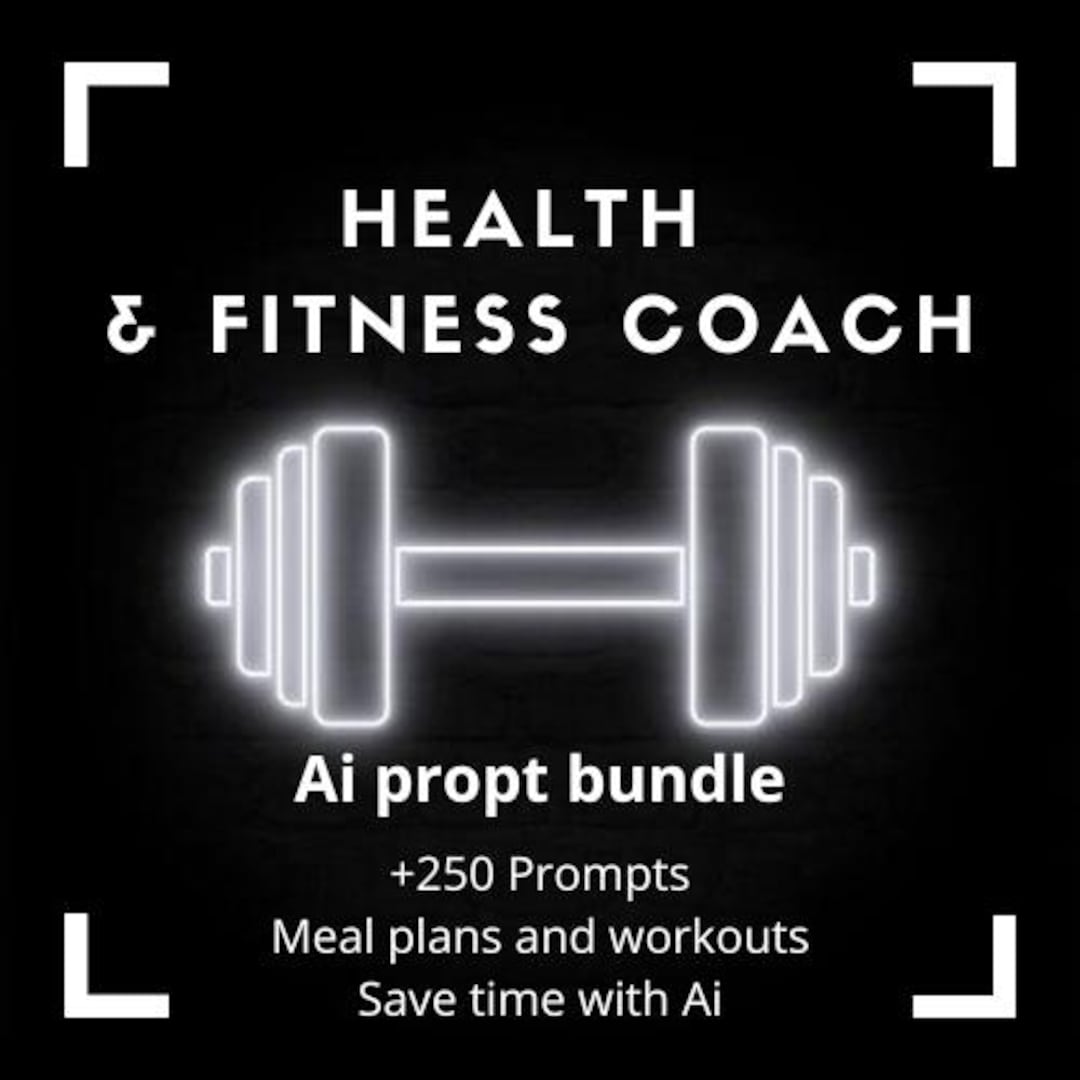 Ultimate Health & Fitness AI Prompt Bundle (250+ Prompts) - Etsy