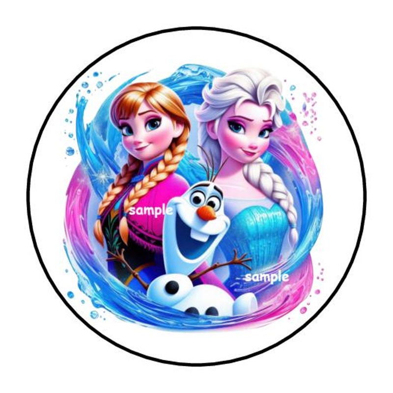 Frozen Envelope Stickers - Etsy