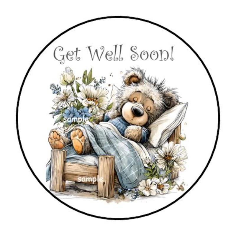 Get Well Stamps - Etsy