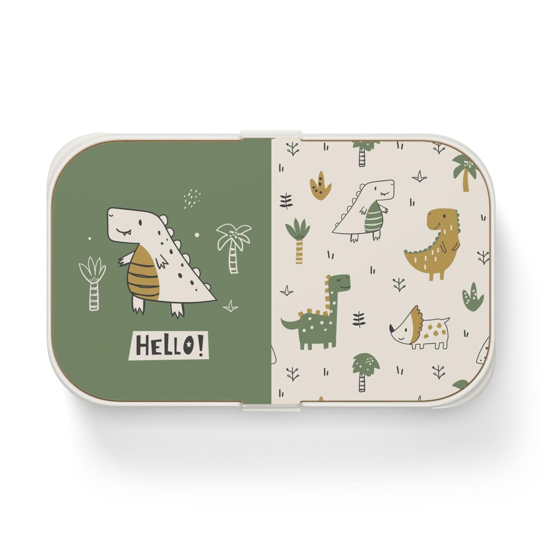 Dinosaur Bento Lunch Box - Etsy