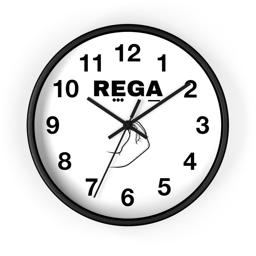 Rega Analogue Wall Clock | Hebrew Slang Jewish Judaism Israel Israeli ...