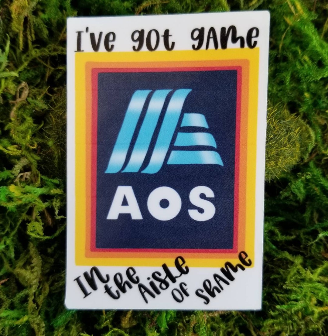 STICKER: Aisle of Shame Sticker, Funny Aldi Water Bottle Decal, Aldi ...