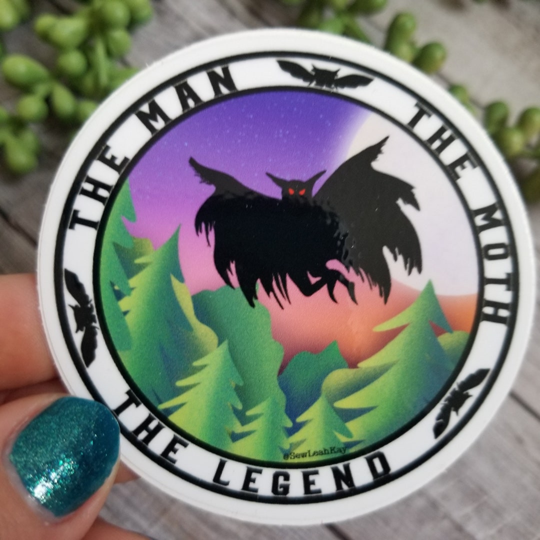 STICKER: Mothman Vinyl Decal for Water Bottle or Laptop, the Man the ...