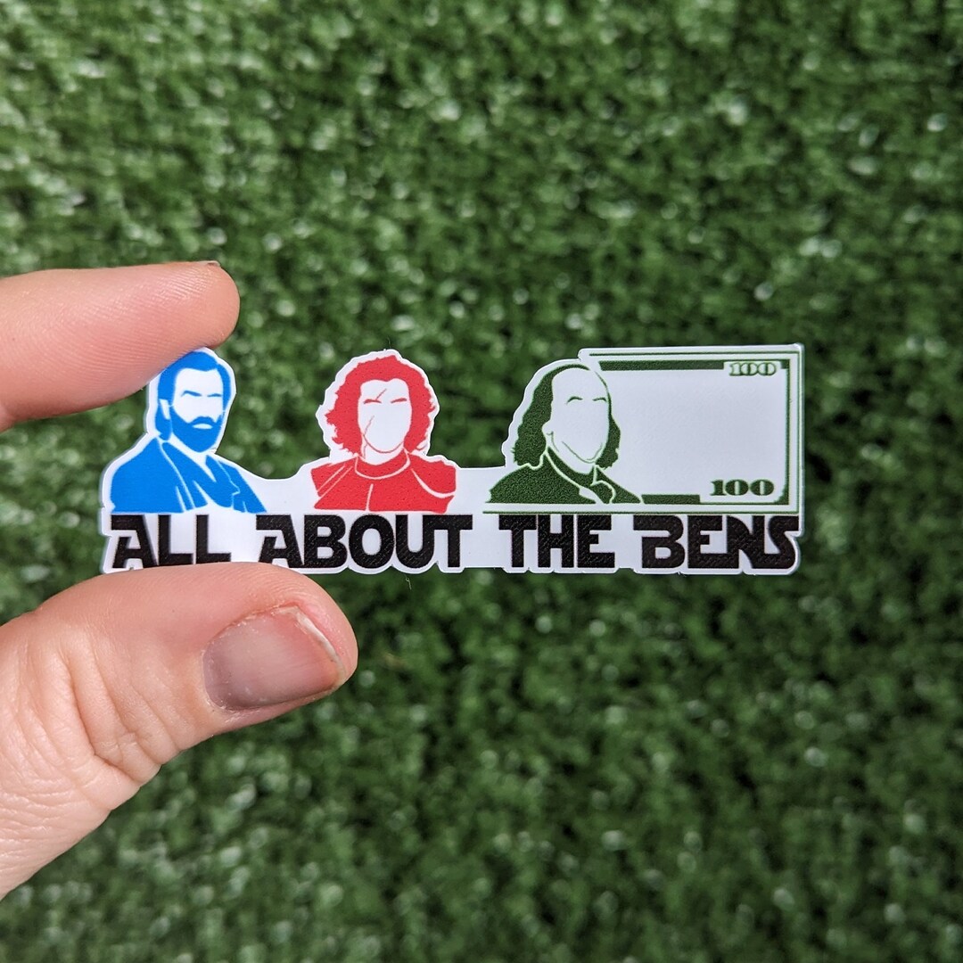 Sticker: All About the Bens Sticker, Star Wars Stickers, Kylo Ren Art ...