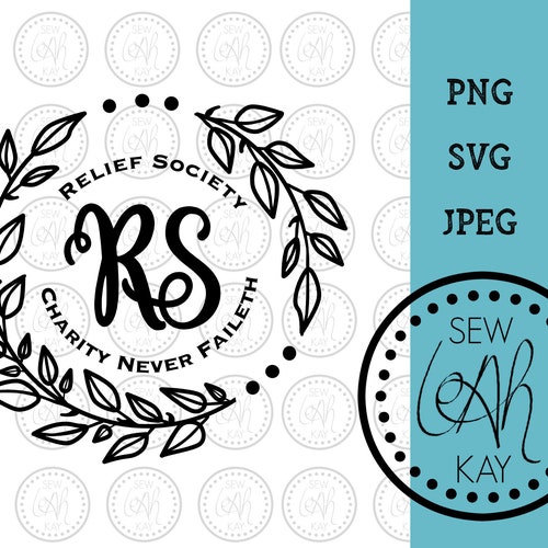 Relief Society Seal Black And White Clipart