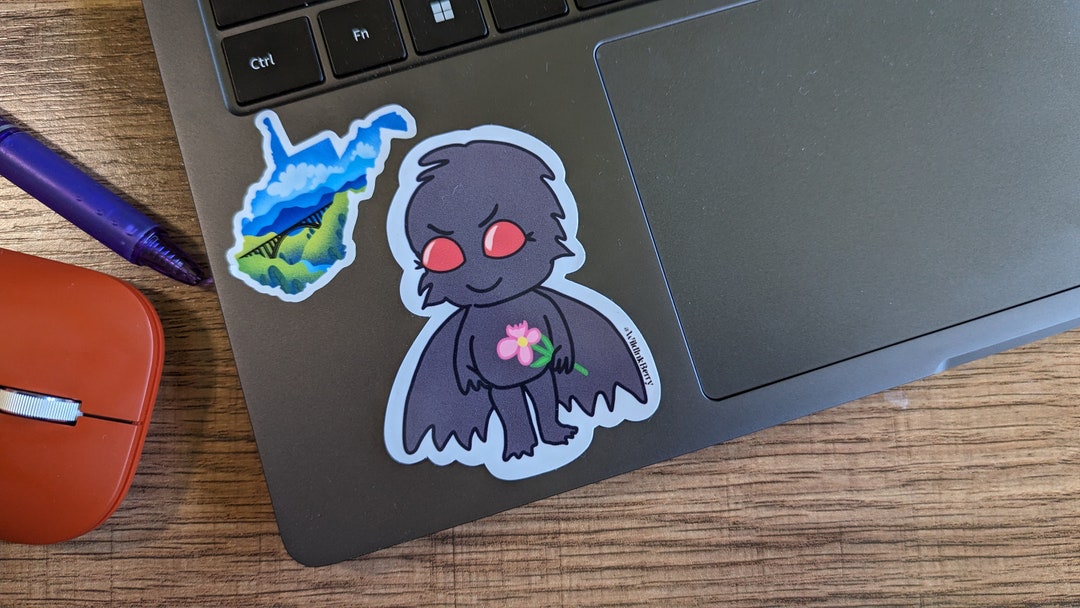STICKER: Mothman Sticker Mothman Kawaii Sticker Cute - Etsy