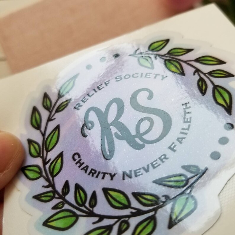 STICKER: Relief Society Logo Waterproof Vinyl Sticker 2 In - Etsy