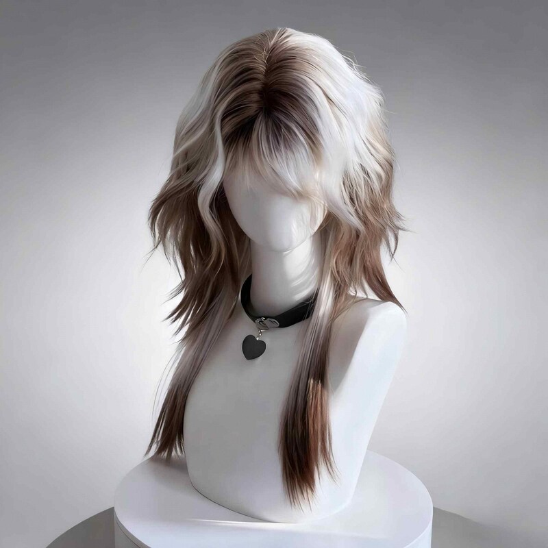 Emo Brown Wig - Etsy