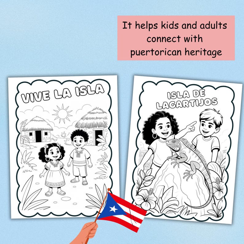 35 Puerto Rico Coloring Pages for Kids & Adults | Boricua Heritage ...