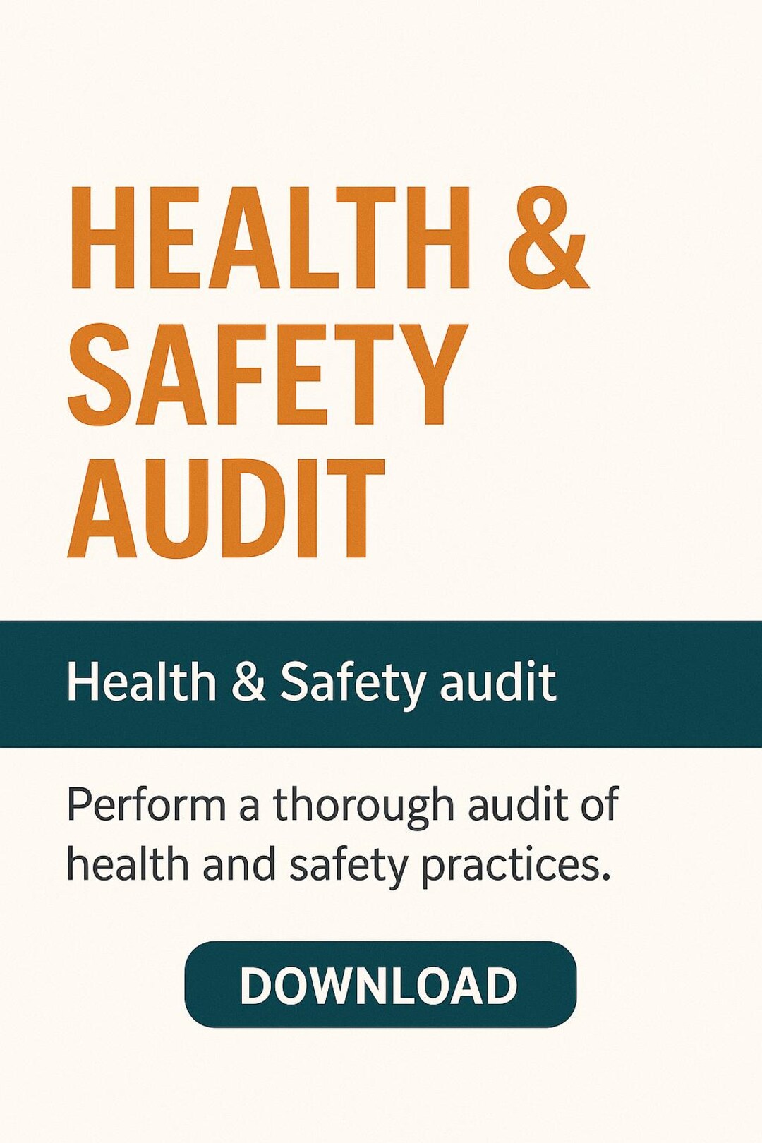 Health & Safety Audit Pack: CQC Compliance Forms (editable Word ...