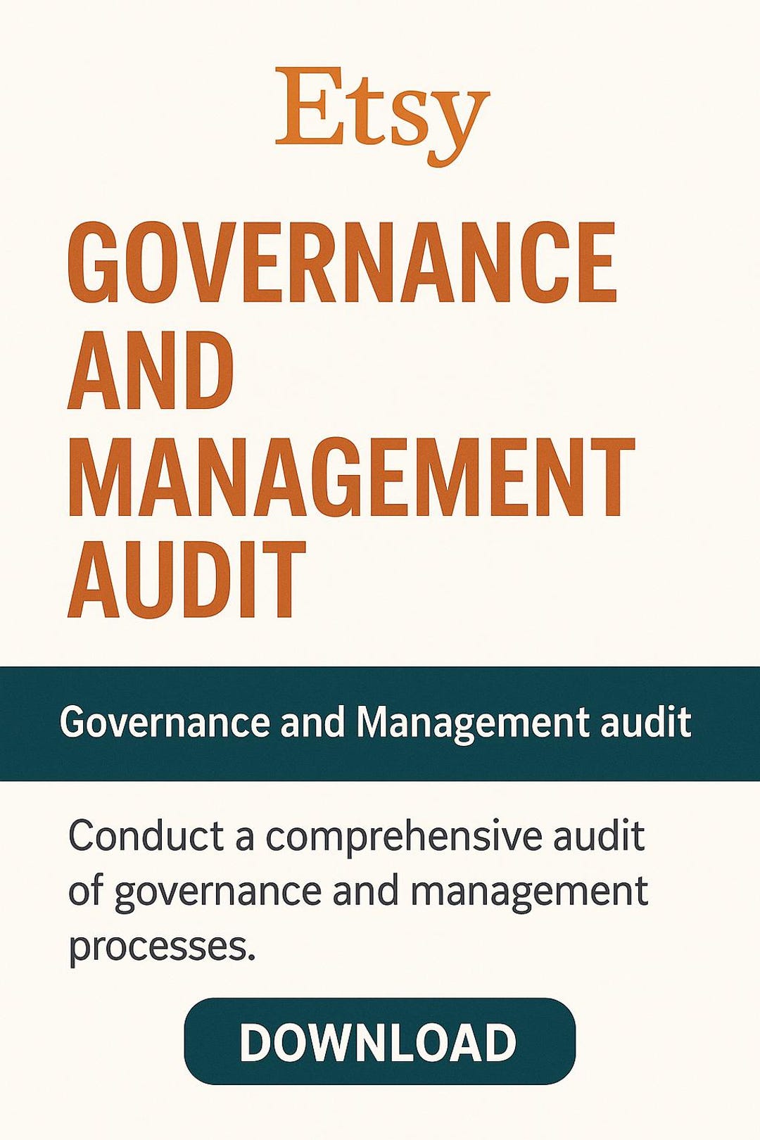 CQC Compliance Audit Templates: Governance & Management (editable Word ...