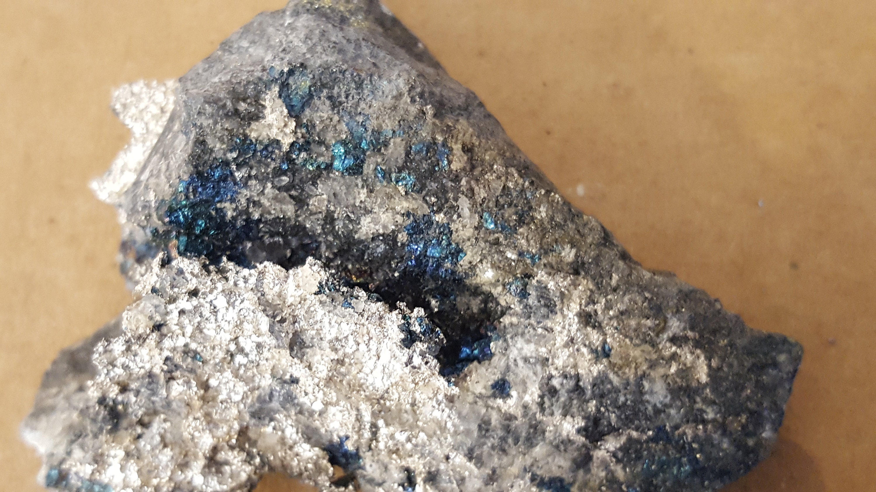 Bornite with Silver specimen-7218