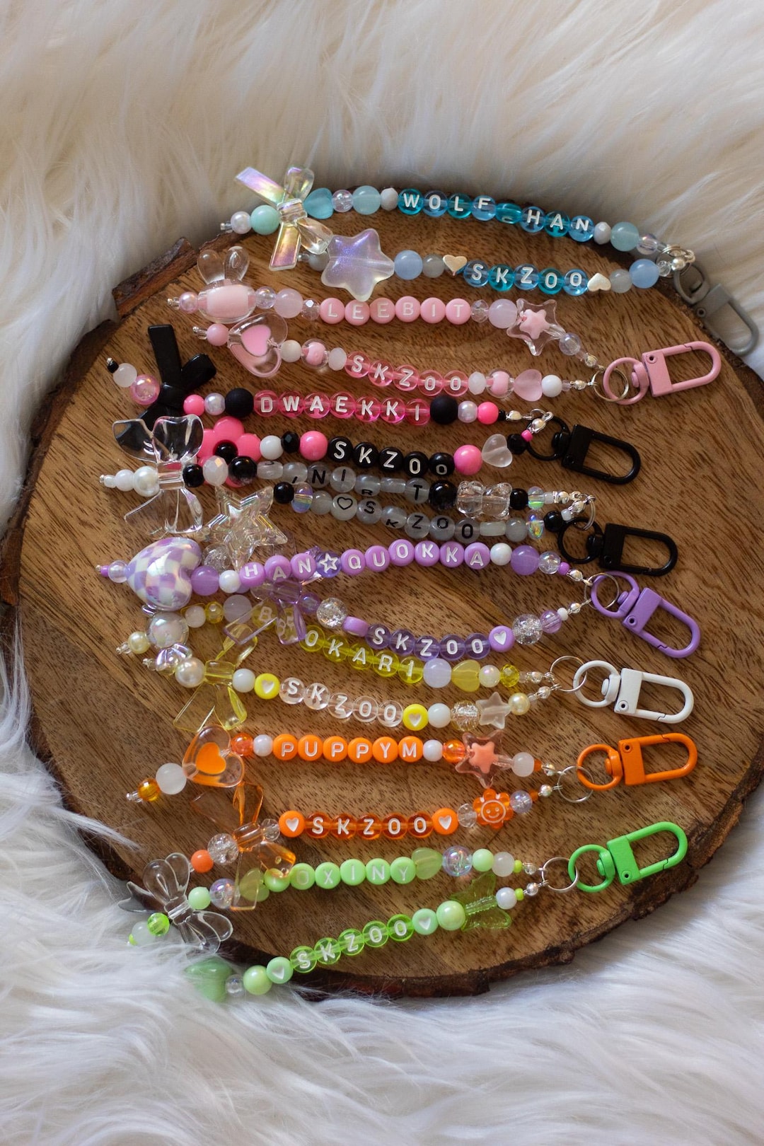 Stray Kids Fan Made SKZOO Keychains - Etsy