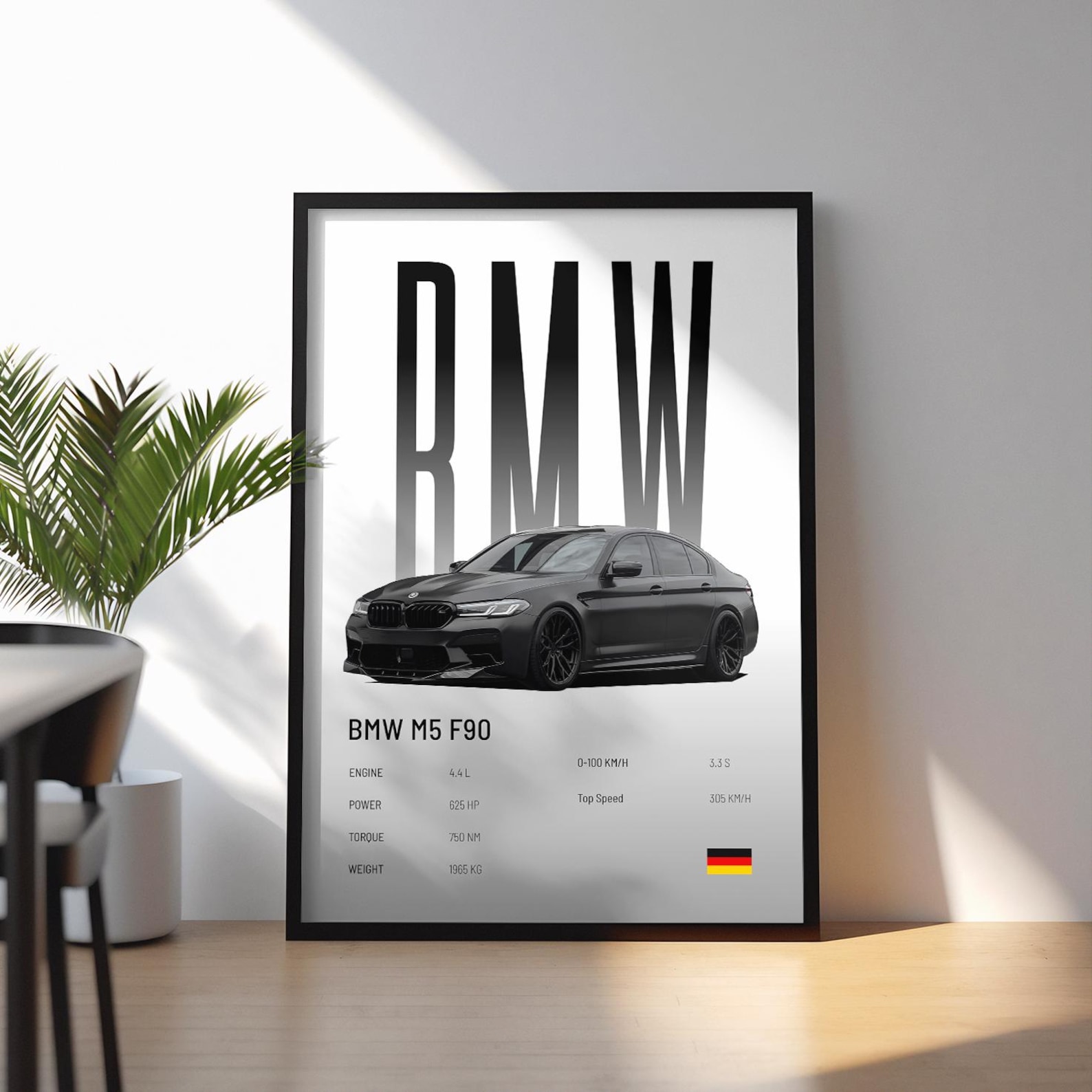BMW M5 F90 Poster | Car Print | Hyper Car Poster | Super Car Print ...