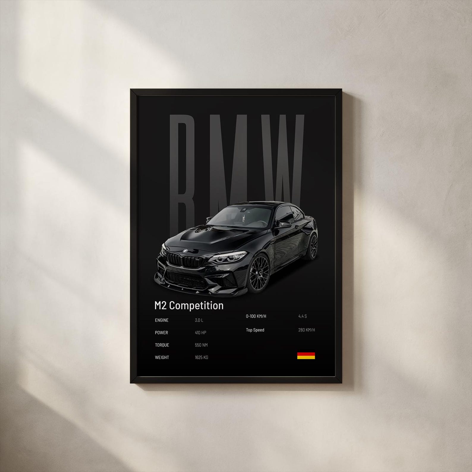 BMW M2 Competition F87 Poster | Car Print | Hyper Car Poster | Super ...