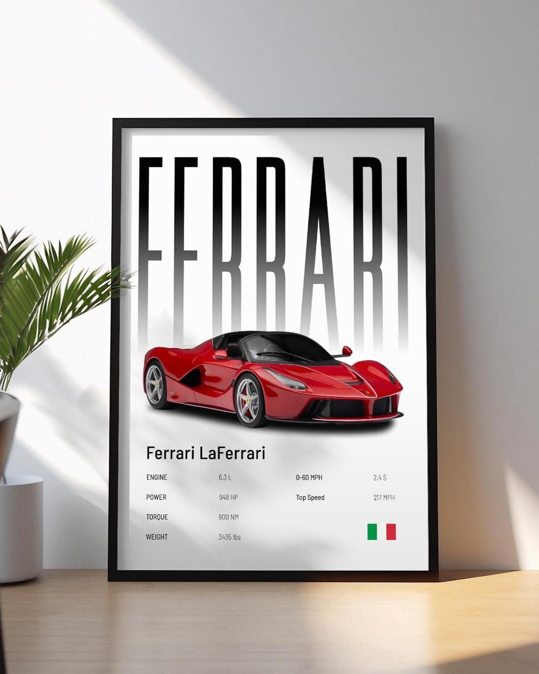 Ferrari Laferrari Poster - Etsy