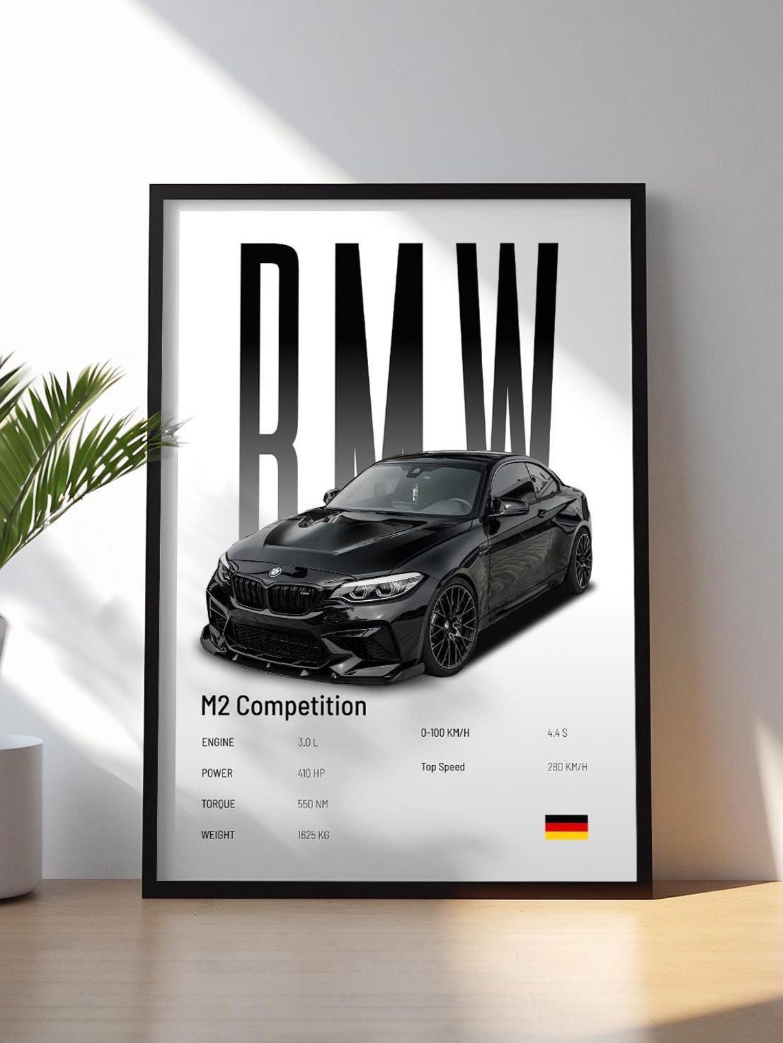 BMW M2 Competition F87 Poster | Car Print | Hyper Car Poster | Super ...