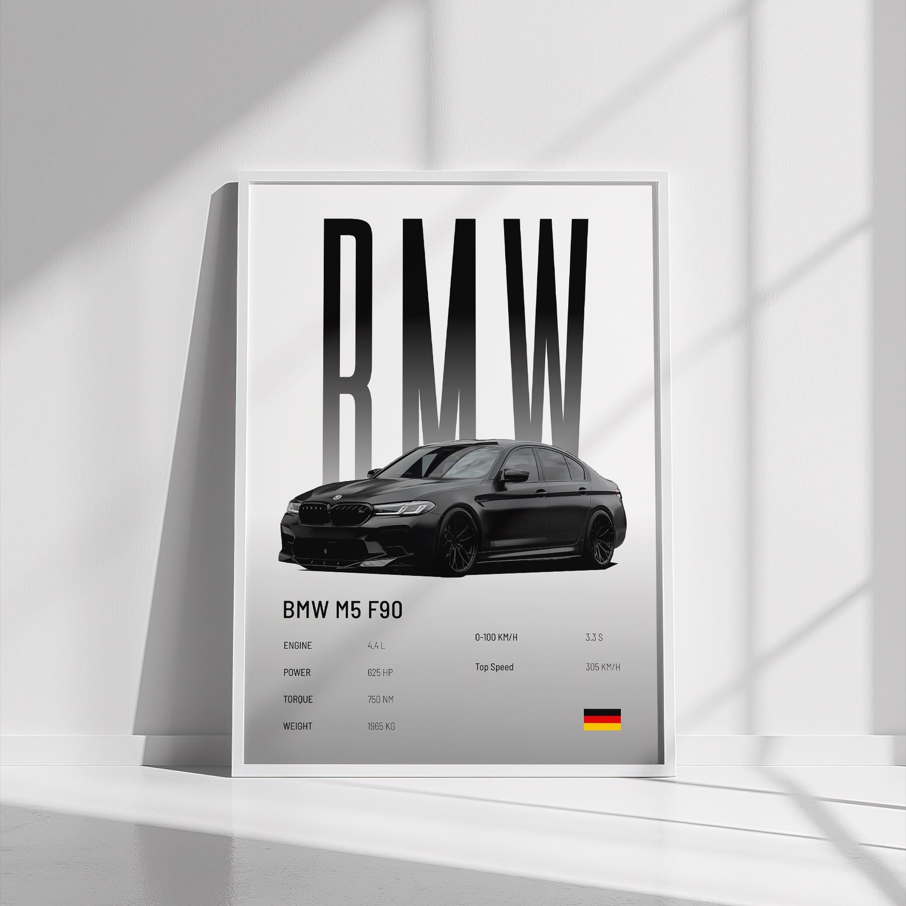 BMW M5 F90 Poster | Car Print | Hyper Car Poster | Super Car Print ...