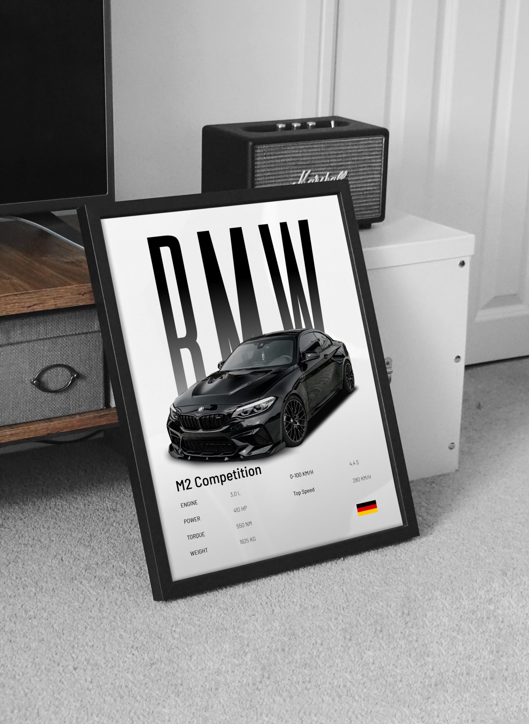BMW M2 Competition F87 Poster | Car Print | Hyper Car Poster | Super ...