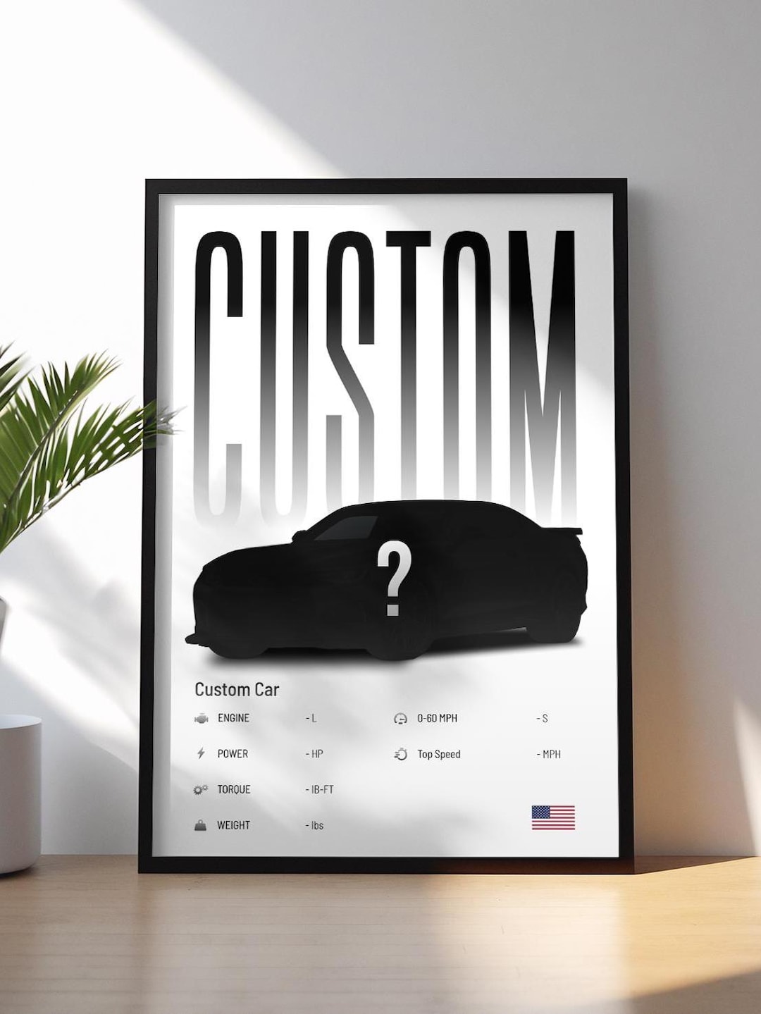 Custom Car Poster | Hyper Car Poster | Super Car Print | Art Print ...