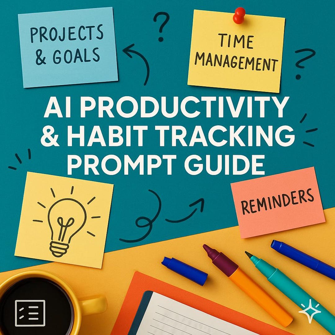 Chatgpt Productivity Prompts: Habit Tracking & Goal Setting (PDF ...