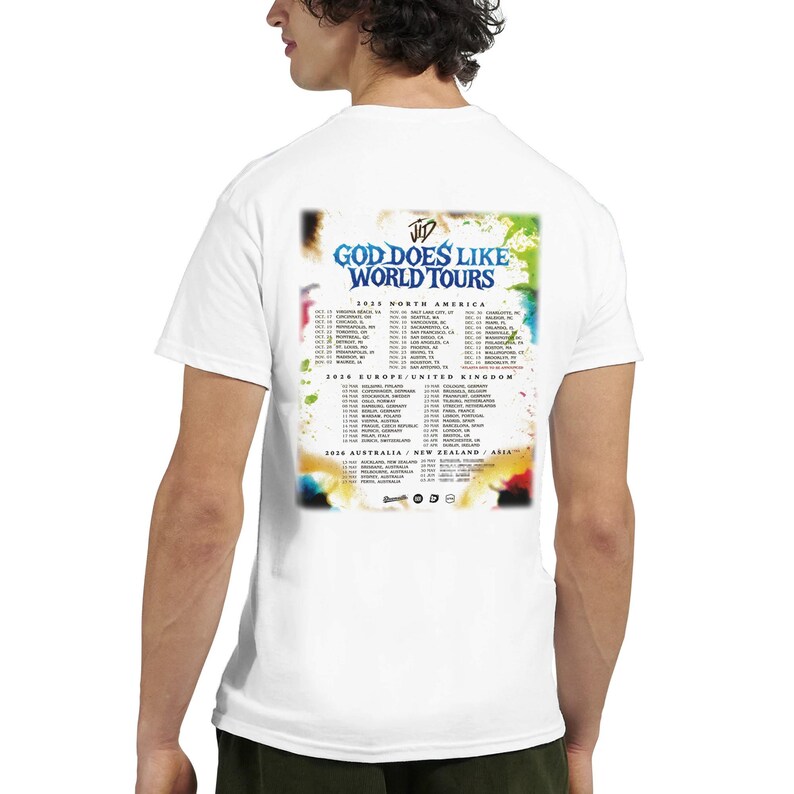 JID God Does Like World Tour 2025 Shirt | JID Merch - Etsy