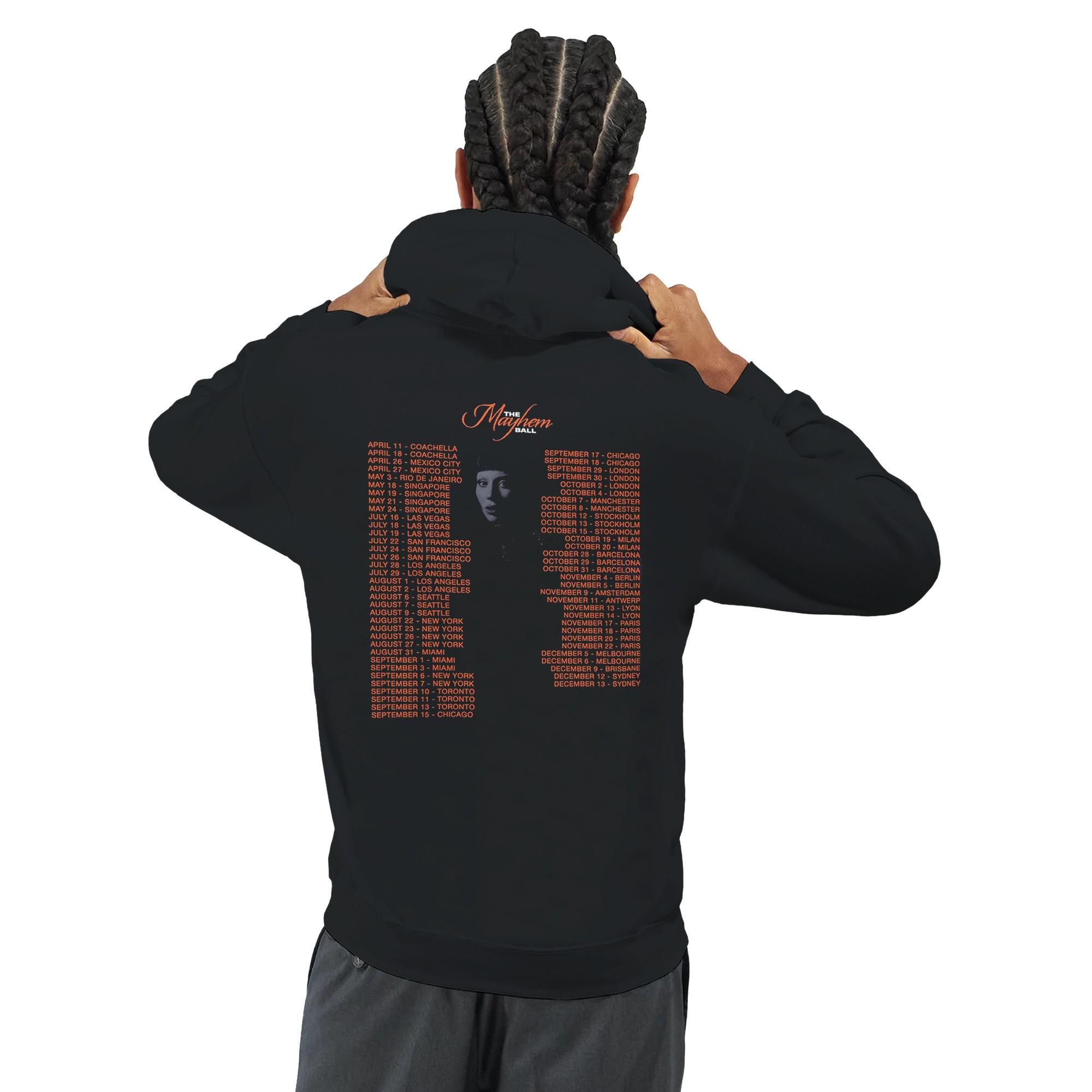 Mayhem Tour Sweatshirt, 2 Sided Design Hoodie, Lady Gaga Sweatshirt ...