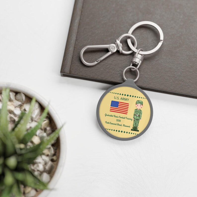 U.S. Army Basic Training Graduation | Keyring Tag, Military Graduation ...
