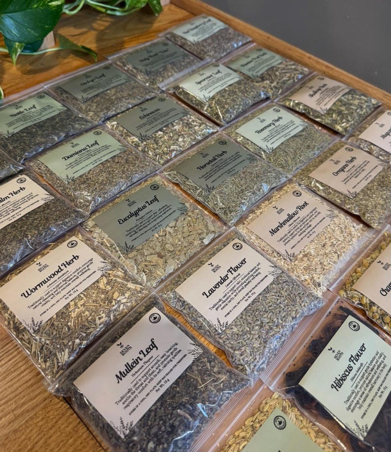 Organic Loose Herbs | Seven Roots Apothecary, Natural Dried Botanicals ...