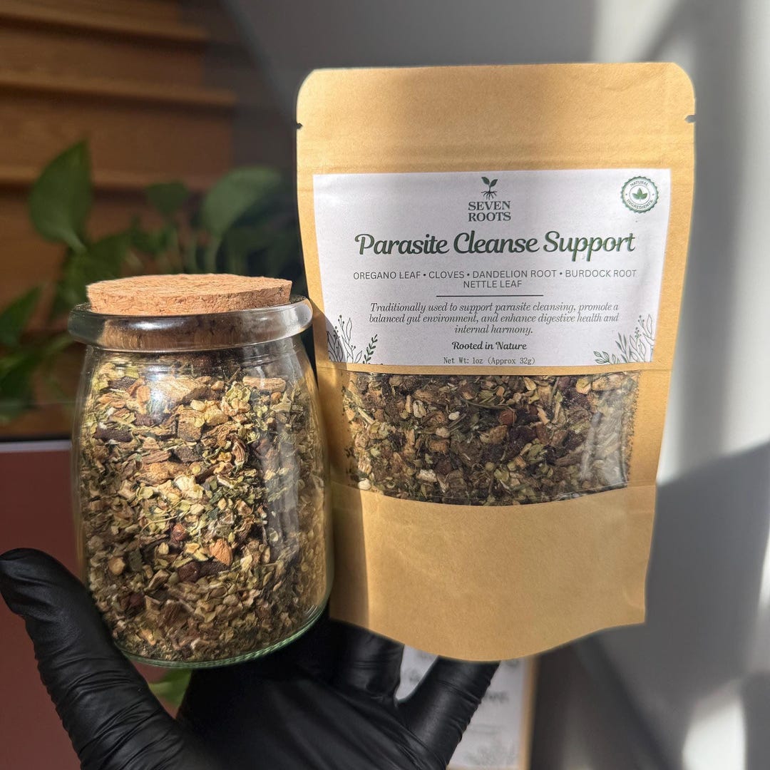 Parasite Cleanse Herbal Tea | Gut Detox Support | Bloating Relief ...
