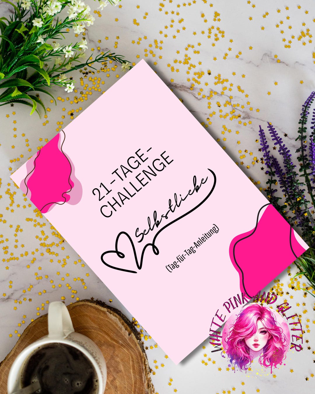 21-day Self-love Challenge Journal | Digital Self-care Diary PDF to ...