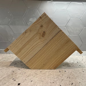 Cedar Mourning Dove/wren Nesting BOX House Sturdy Handmade Ready to ...