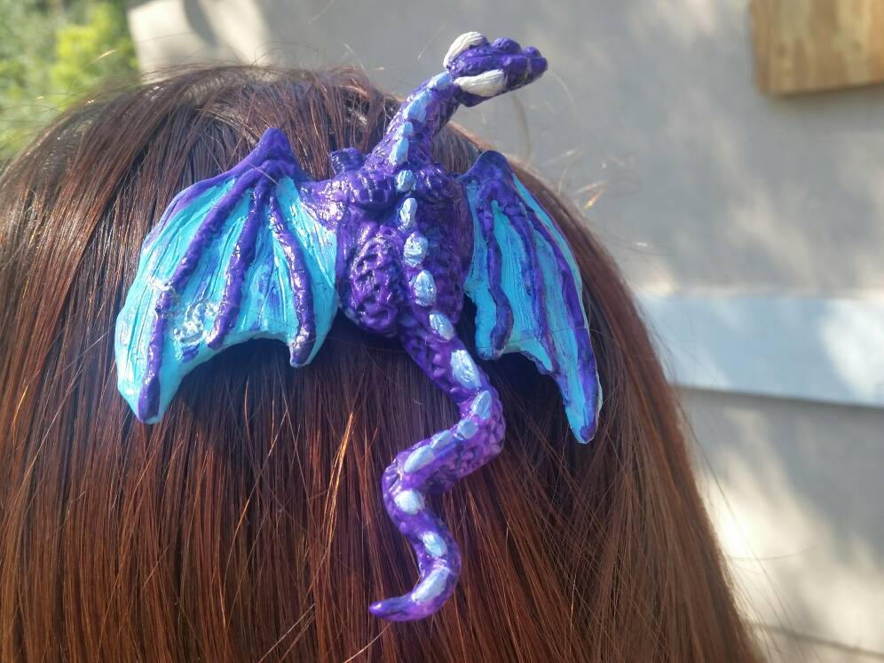 Dragon hair clipcustom colors requests | Etsy