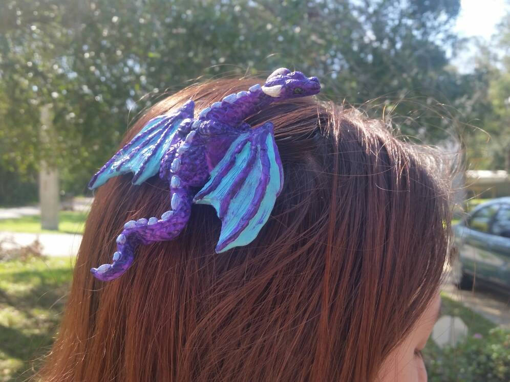 Dragon hair clipcustom colors requests | Etsy